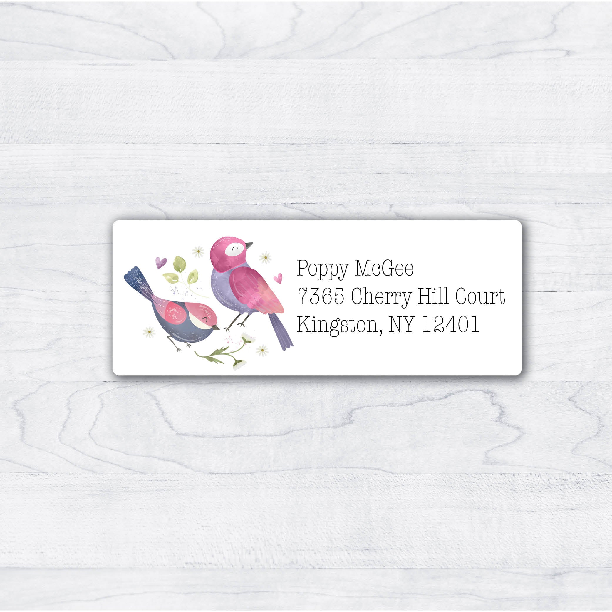 Birds Return Address Labels – Stella's Stickers & Cards