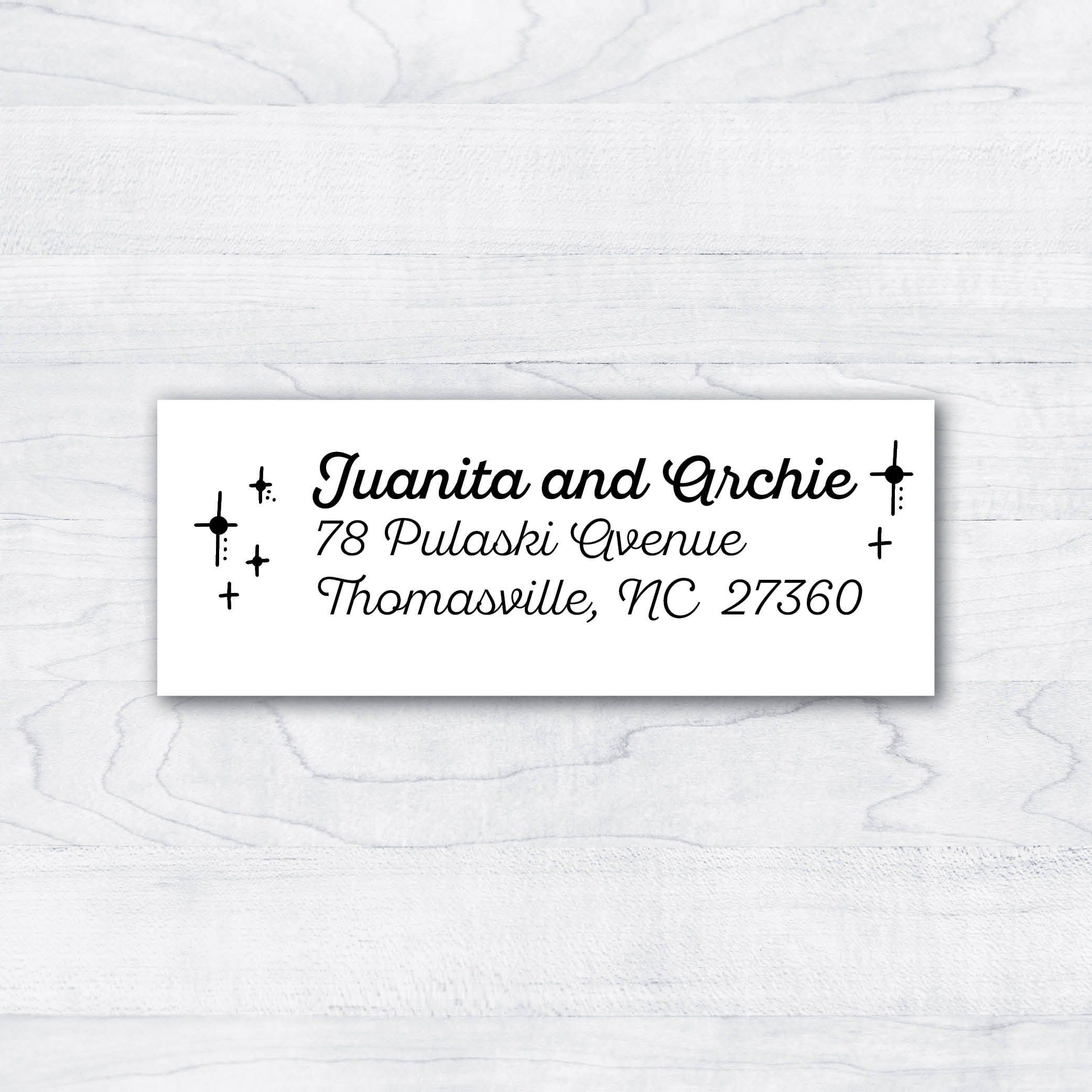 Spark Return Address Labels – Stella's Stickers & Cards