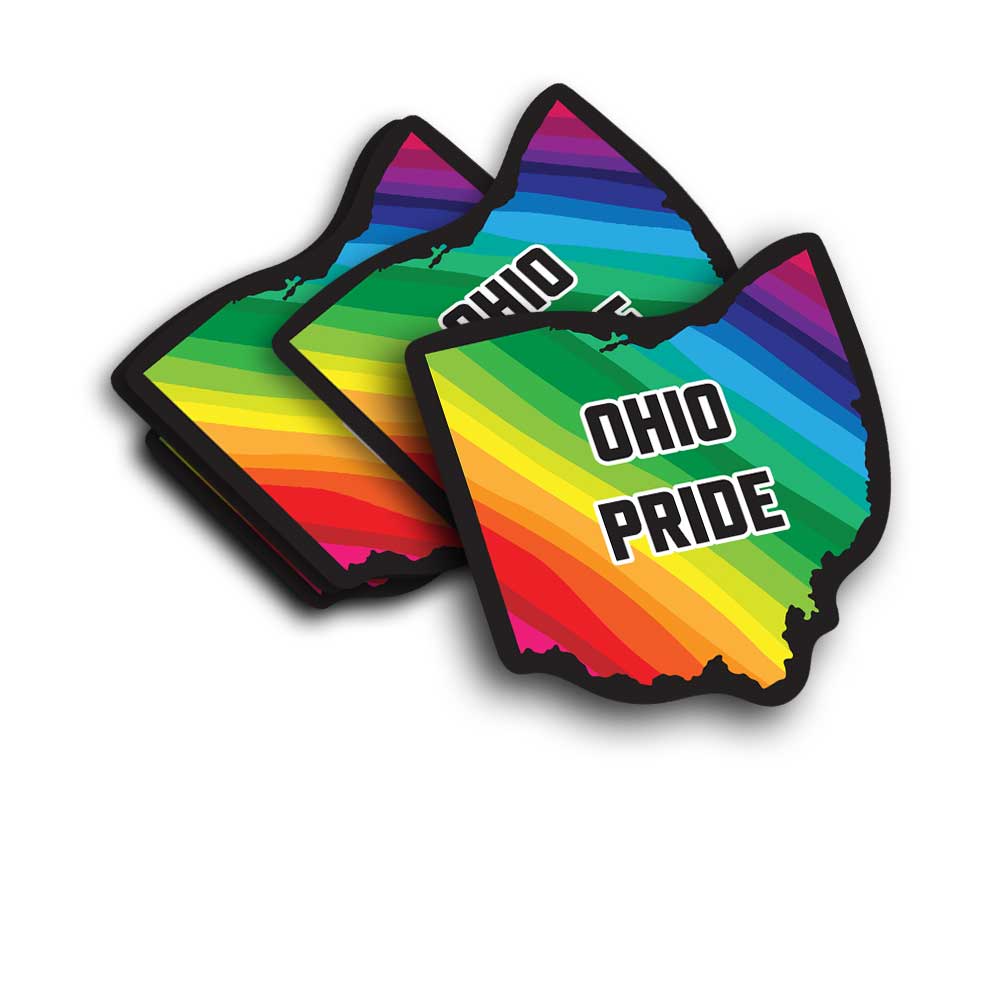 Ohio Pride State Sticker Vinyl Decal – Stella's Stickers & Cards