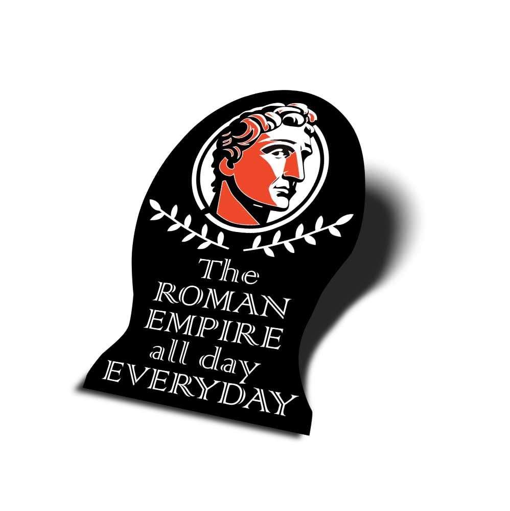 Roman Empire Vinyl Sticker – Stella's Stickers & Cards