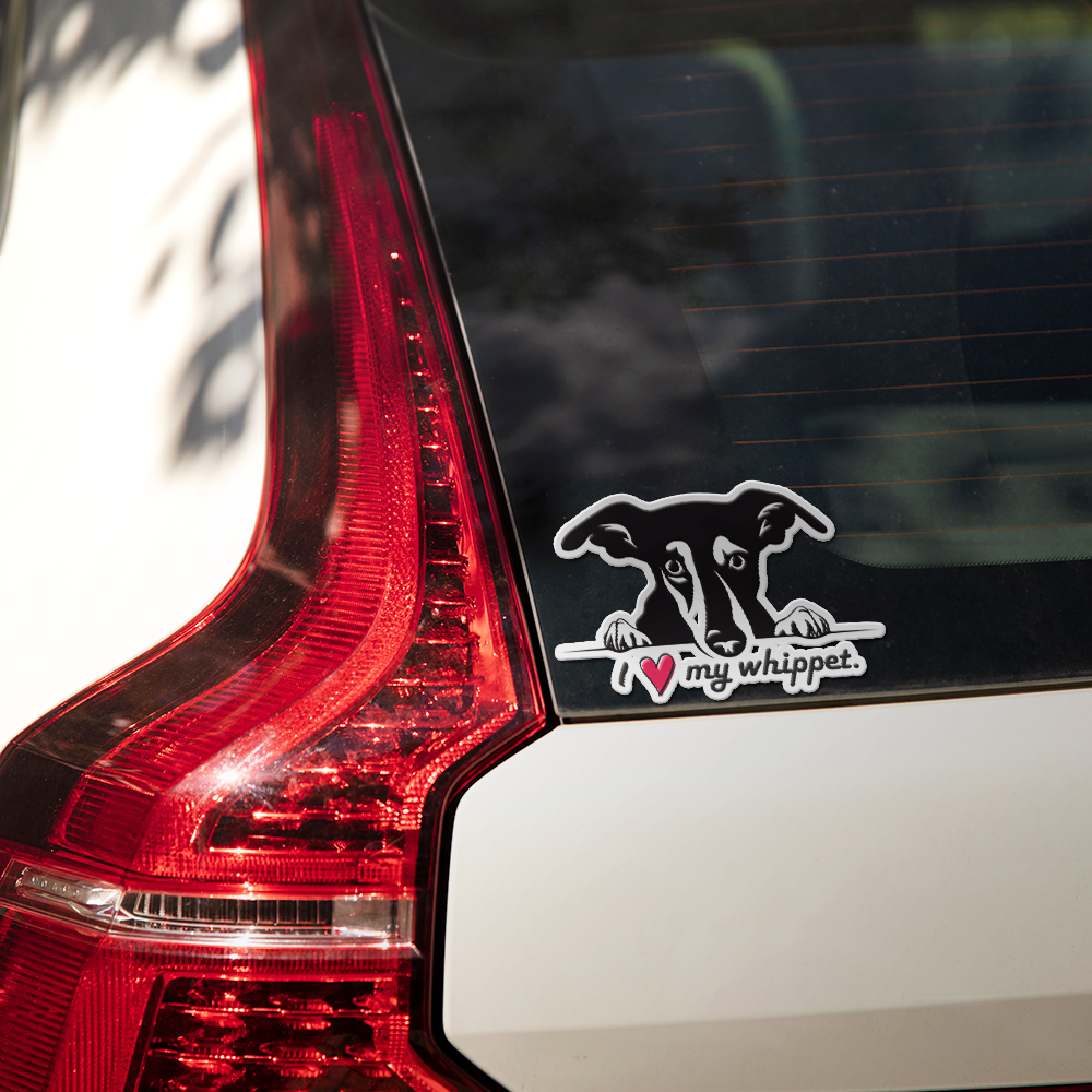Whippet Sticker Dog Vinyl Decal – Stella's Stickers & Cards