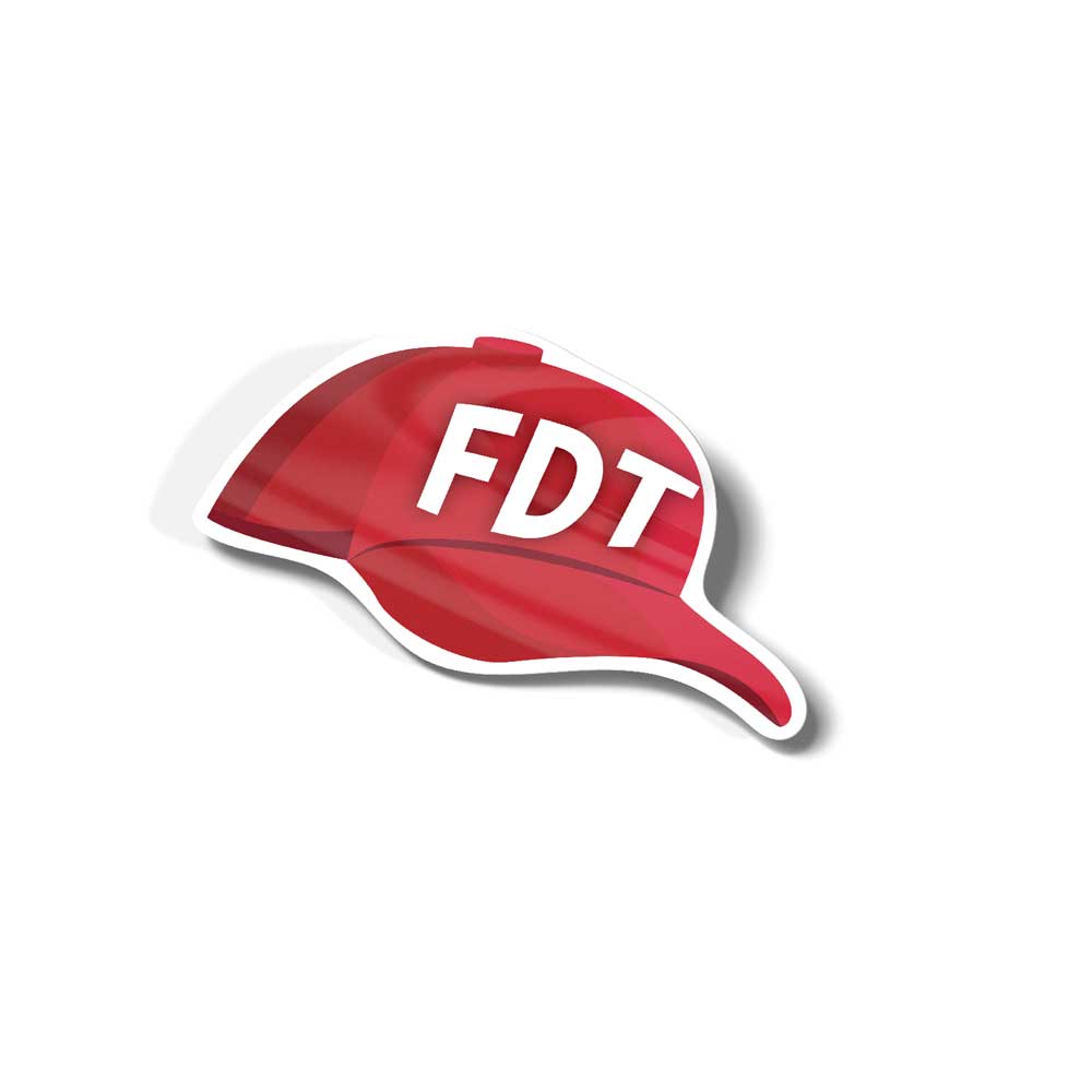 MAGA hat FDT Anti-Trump Vinyl Decal Weatherproof Sticker – Stella's ...