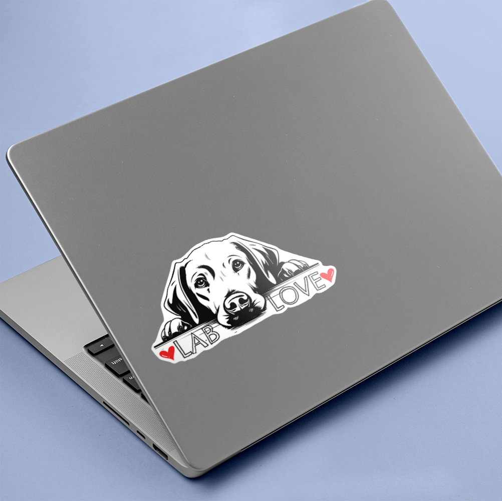 Lab Labrador Retriever Sticker Dog Vinyl Decal – Stella's Stickers & Cards