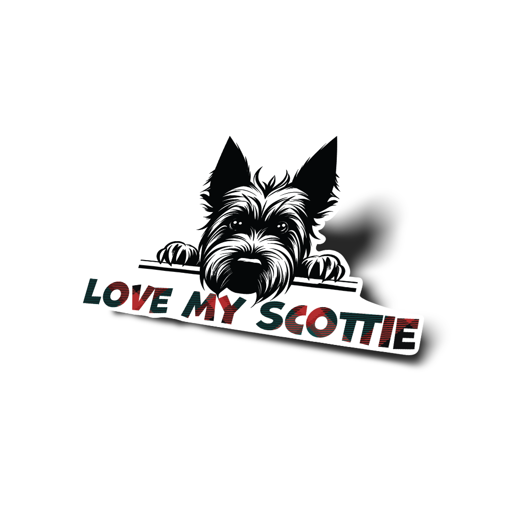 Scottish Terrier "Scottie" Sticker Dog Vinyl Decal – Stella's Stickers ...