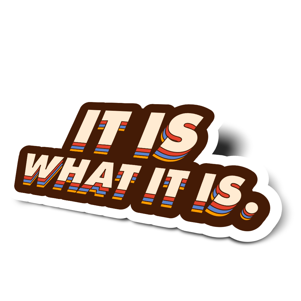 What it is Vinyl Sticker – Stella's Stickers & Cards