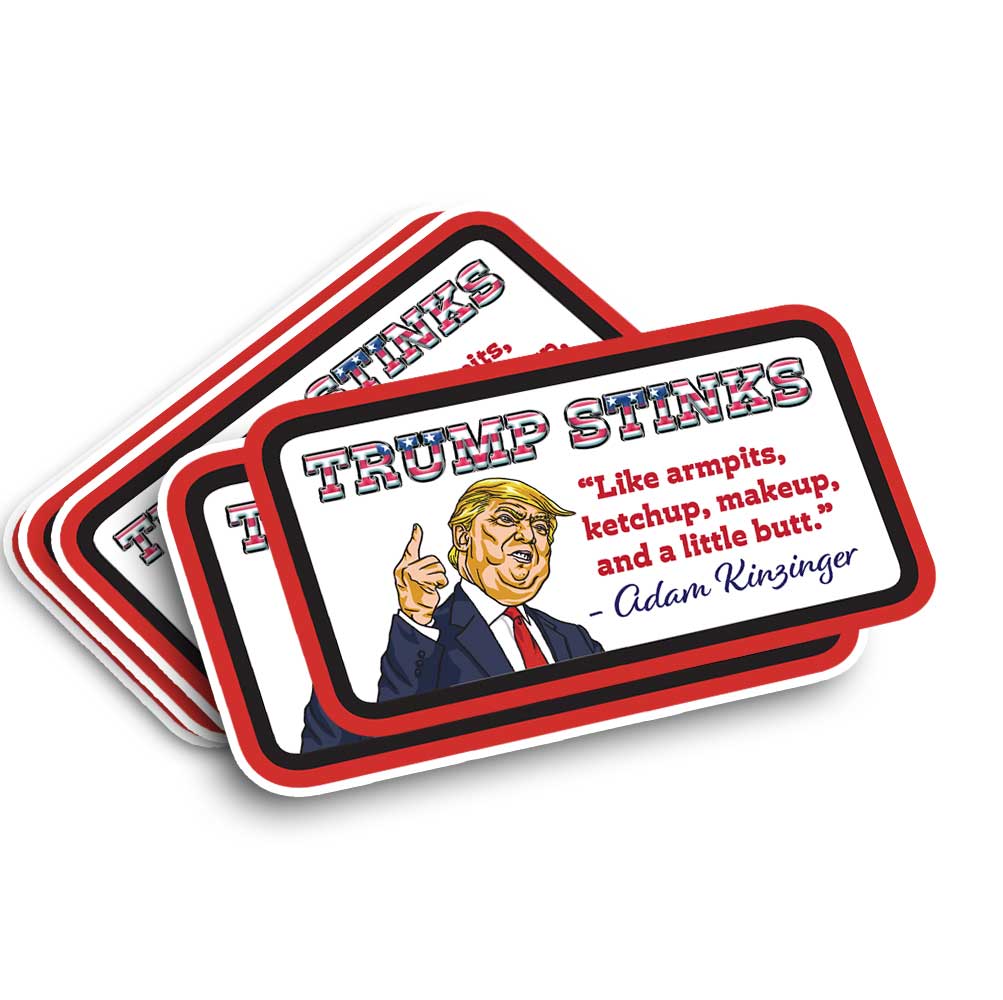 Trump Stinks Vinyl Sticker – Stella's Stickers & Cards